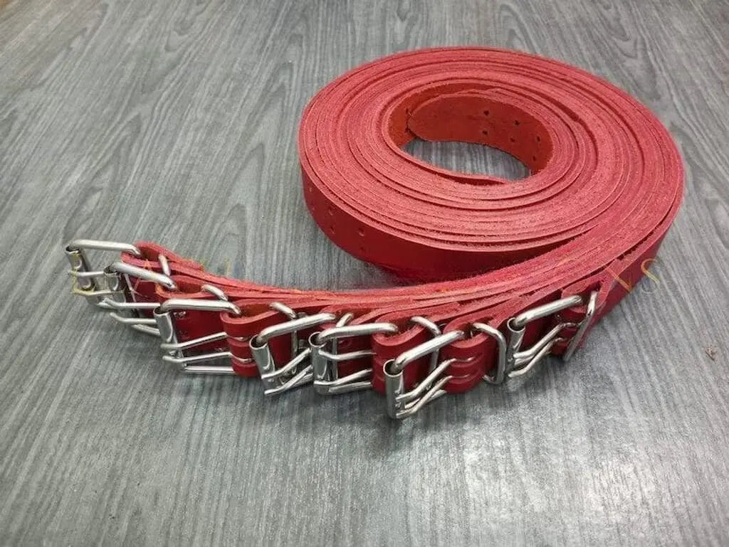 Leather Bondage Strap Set | Restraint Kit | Adjustable Fit