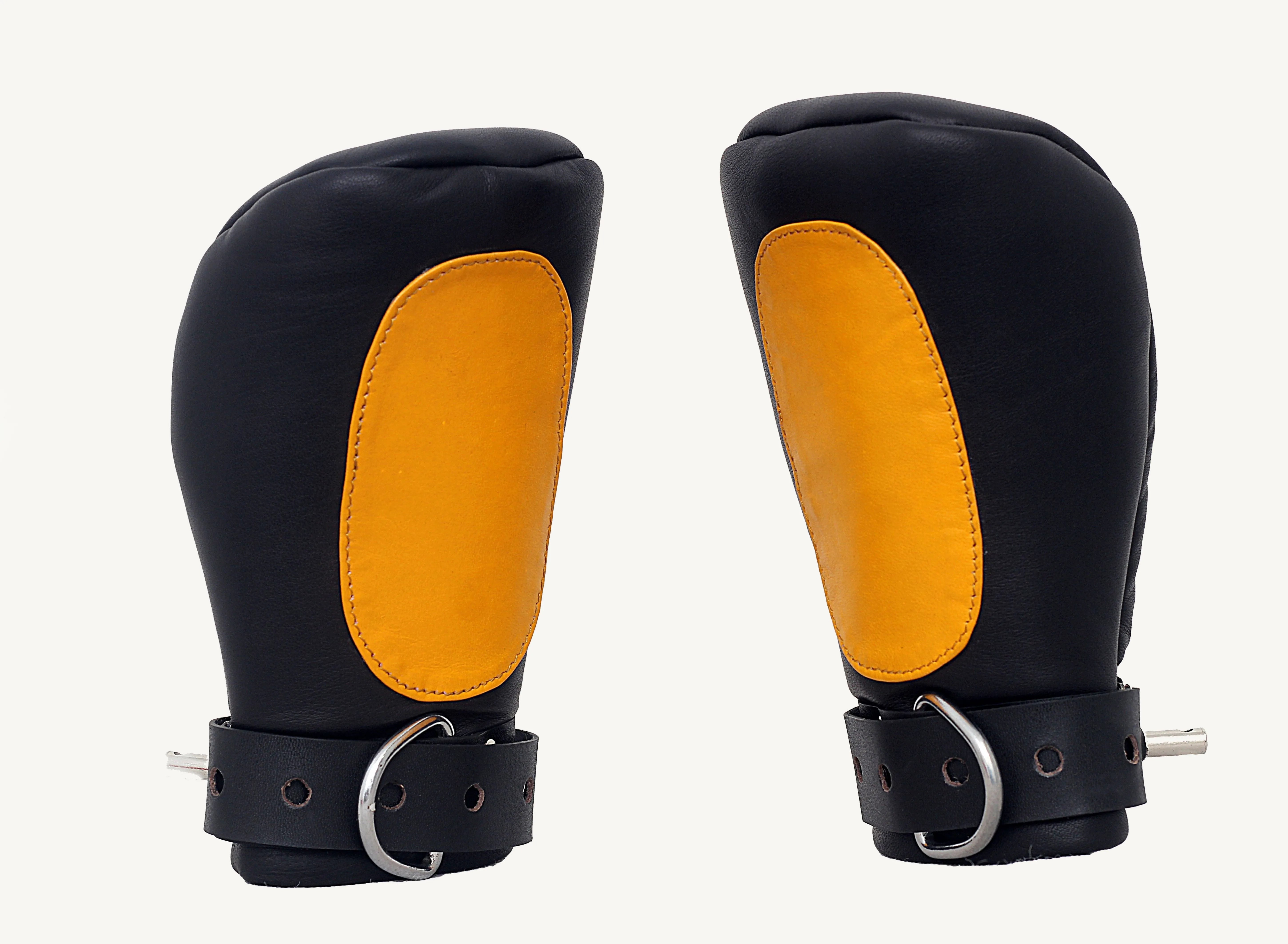 Handcrafted Leather Bondage Mittens – Ultimate Restraints