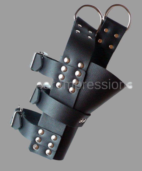 Leather Ankle Boot Cuffs | BDSM Bondage Restraints